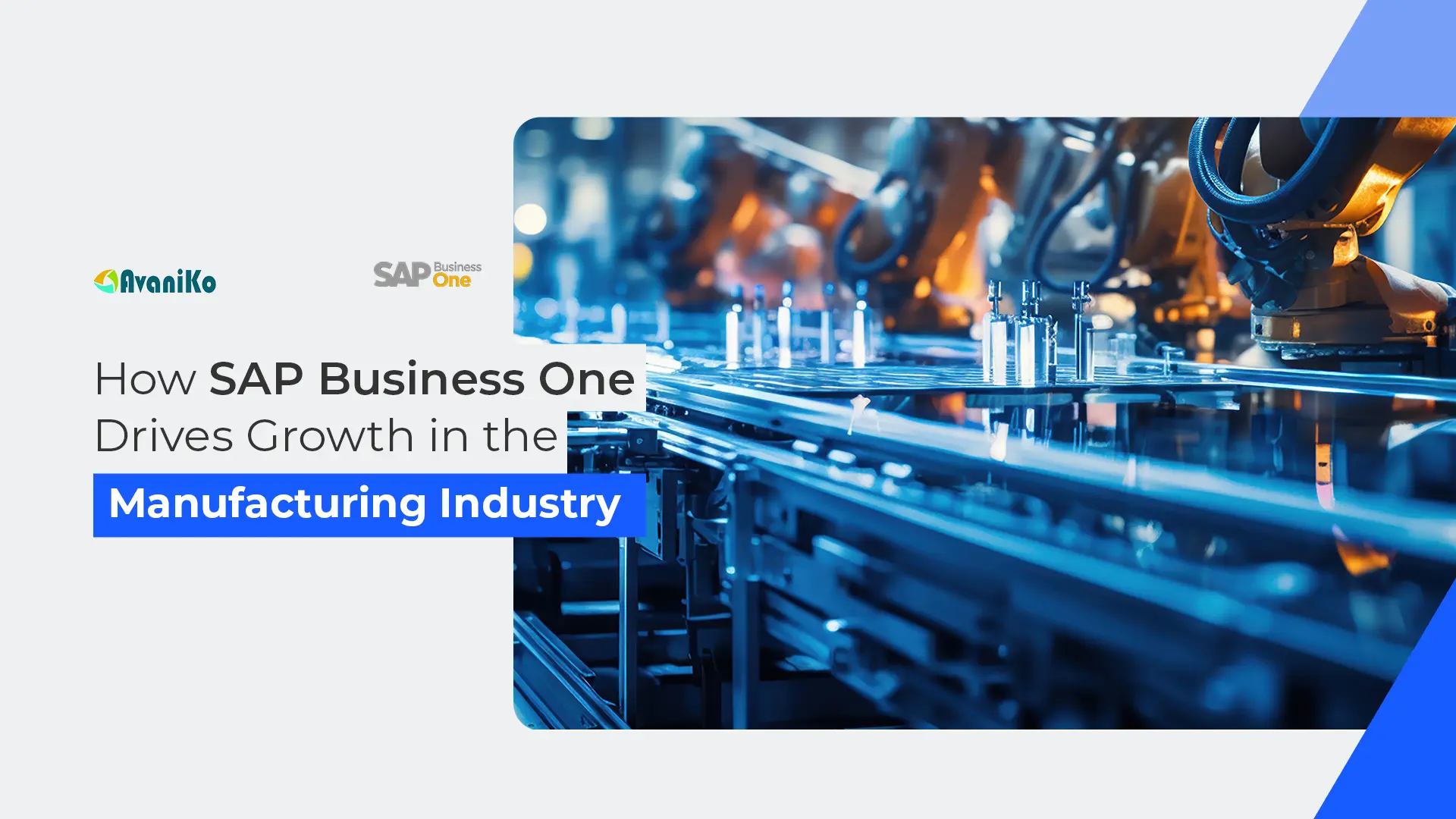 How SAP Business One Drives Manufacturing Growth | Avaniko